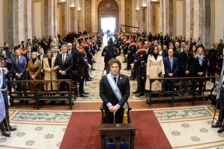 Milei en el tedeum: Discursos, “olvidos” y otros datos de color de ...